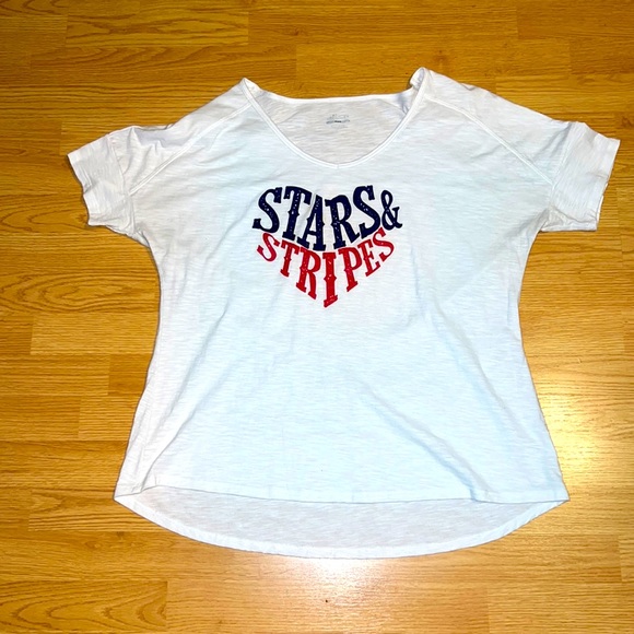 bcg | Tops | Stars Stripes Bcg Plus Top | Poshmark
